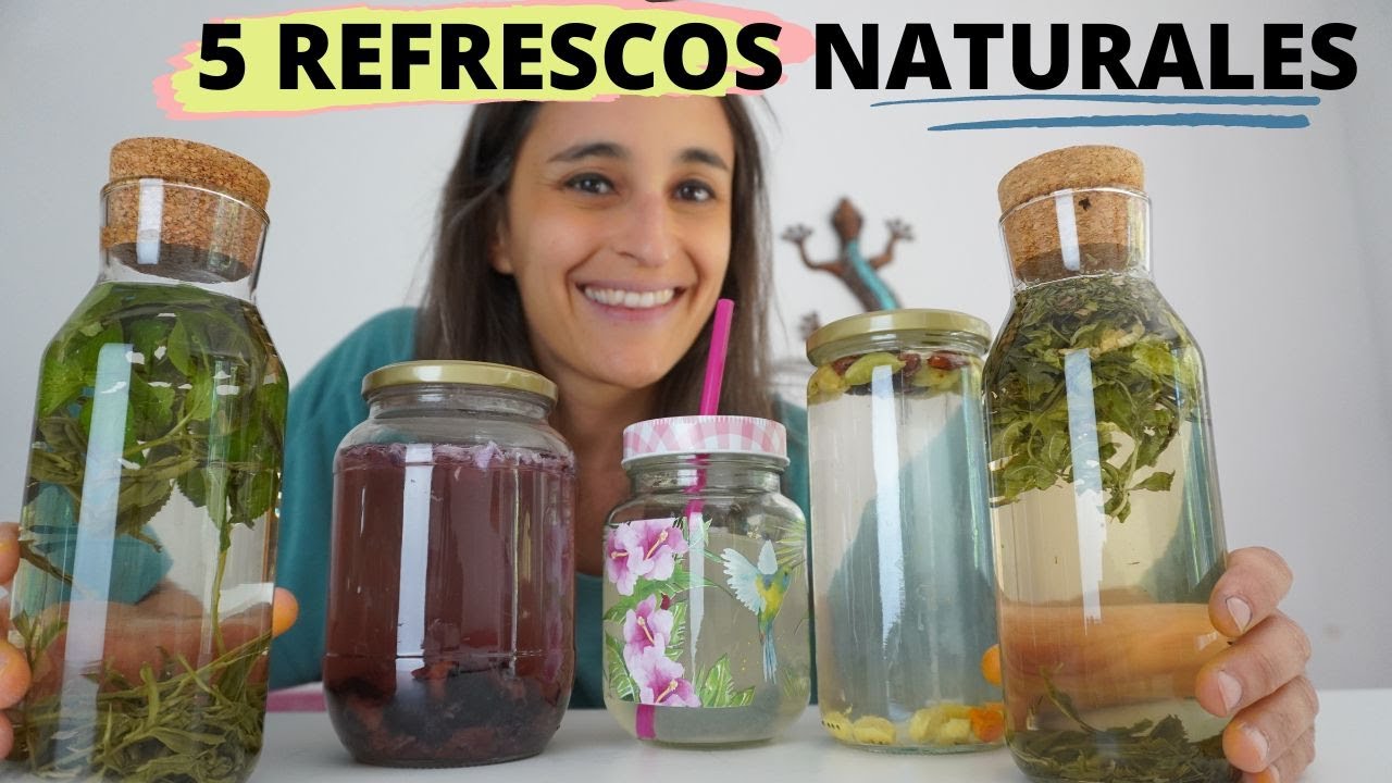 REFRESCOS SALUDABLES CASEROS SIN AZÚCAR - Antiinflamatorio, diurético ...