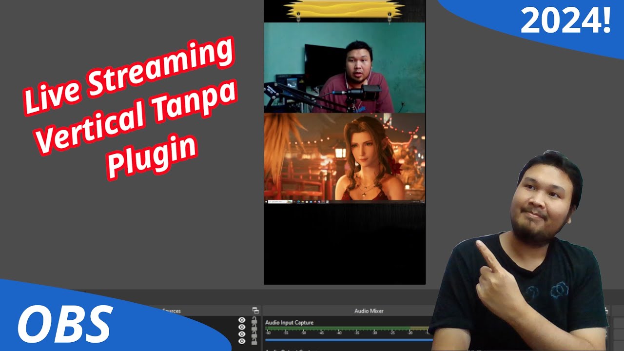Cara Live Streaming Vertical Di OBS Studio - YouTube