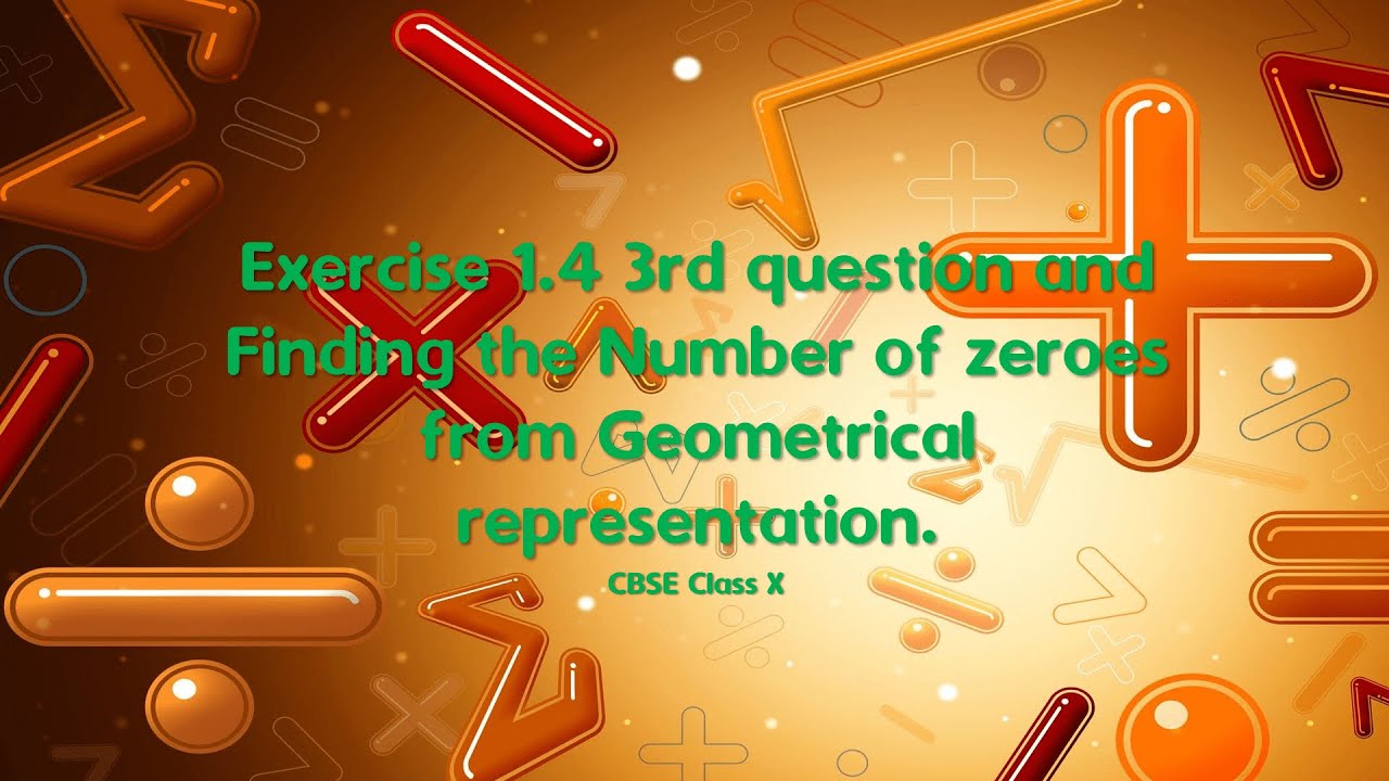 Exercise 1.4 3rd question and Finding the Number of zeroes from ...
