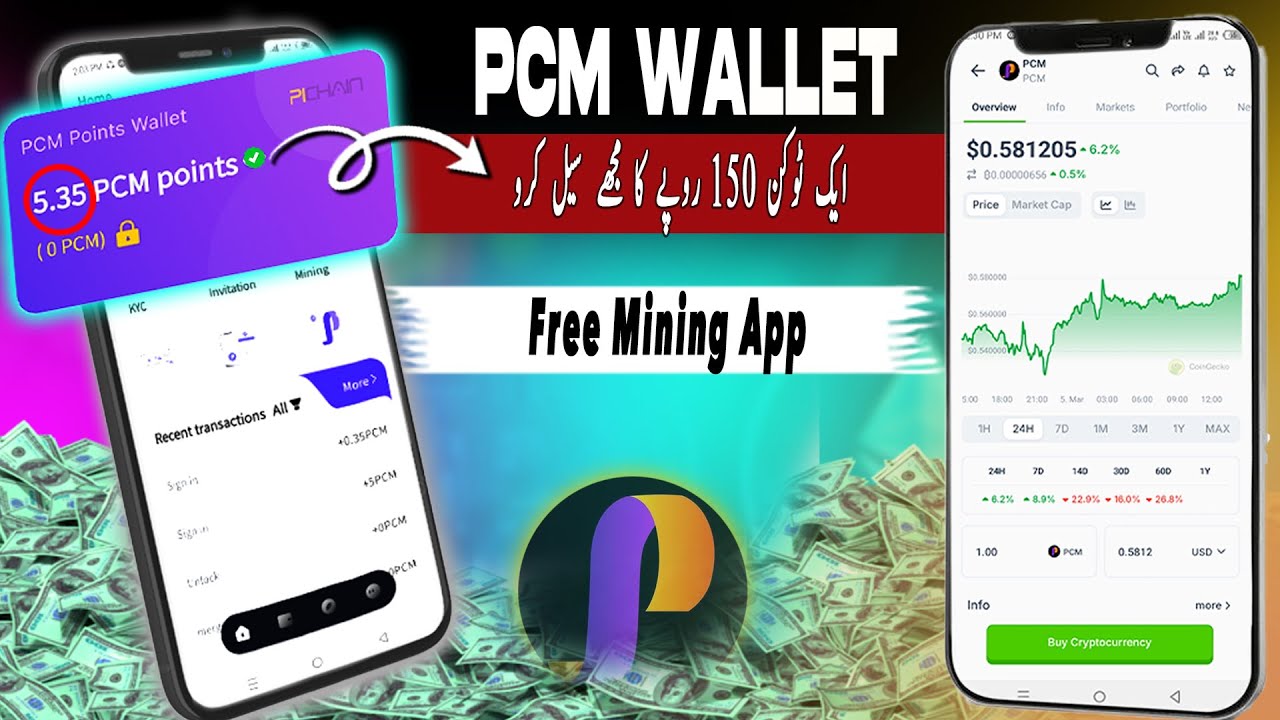 How to Create PCM wallet 2025 Free Mining App 150rs Price |pcm wallet account banane ka tarika ...