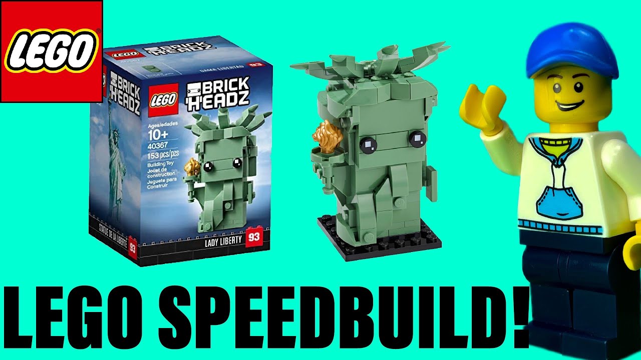 Lego BrickHeadz Lady Liberty (40367) SpeedBuild! - YouTube