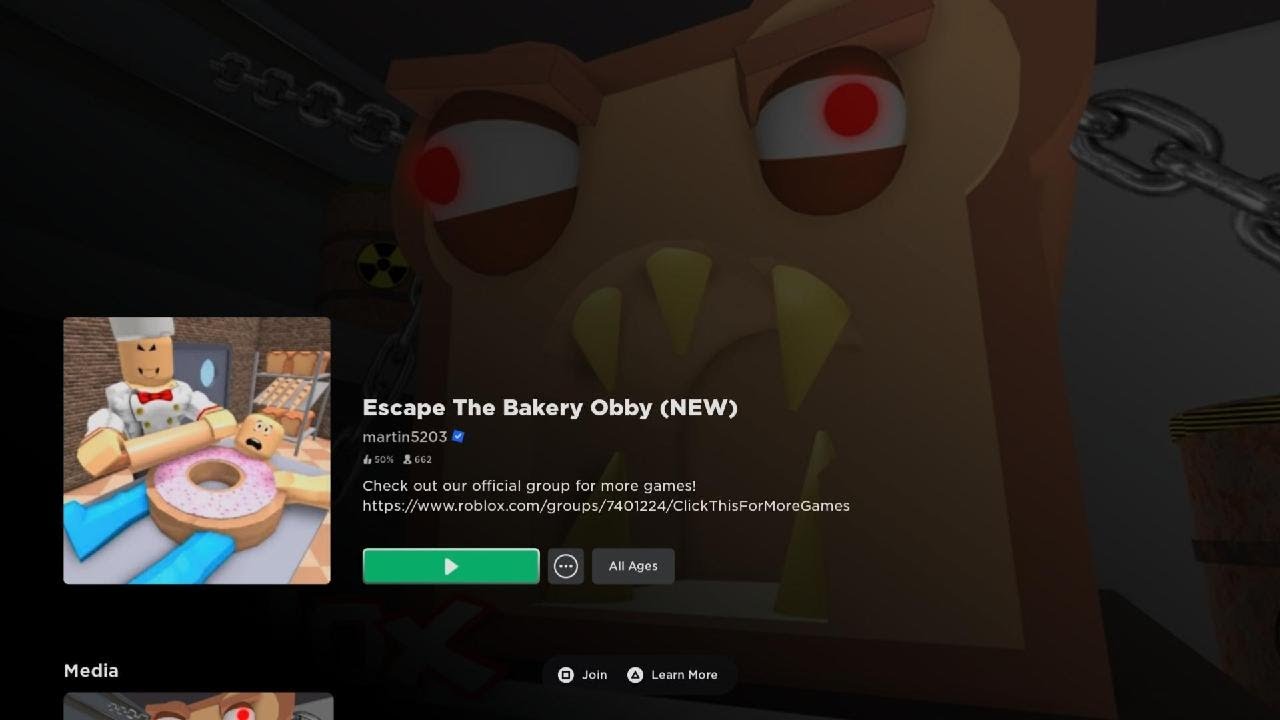 Roblox Escape the bakery fat Paps obby full run Love these ones vod ...