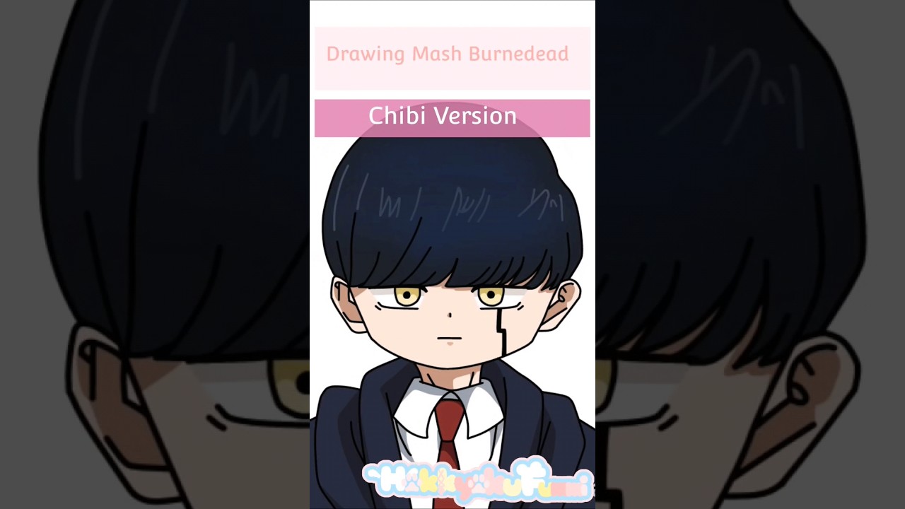 Hand Drawing Mash Burnedead from Mashle: Magic and Muscles #art # ...