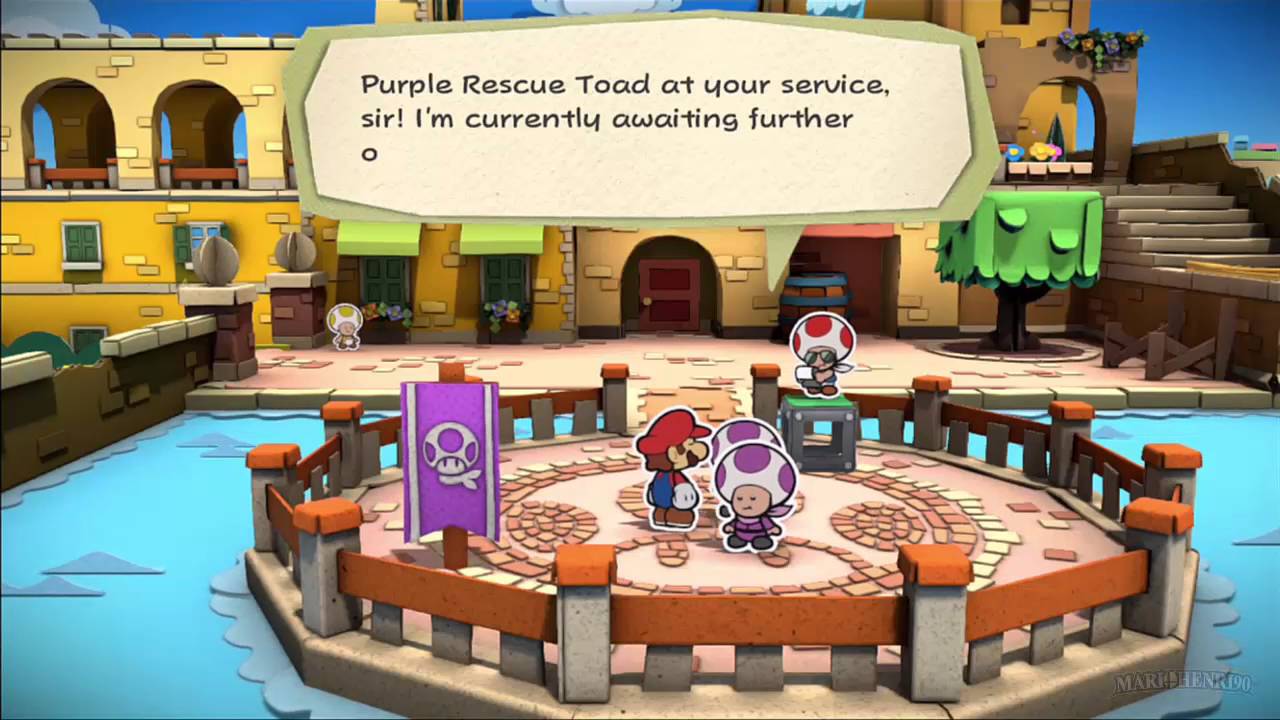 Paper Mario color splash -Gameplay Part 03 [Roshambo Temple-Indigo ...