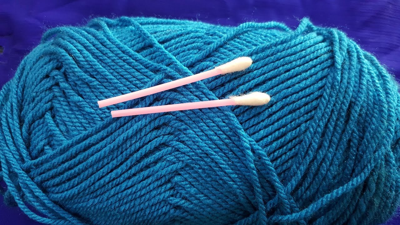 Simple And Easy Trick Hand Embroidery Wool Flower Amazing idea Trick ...