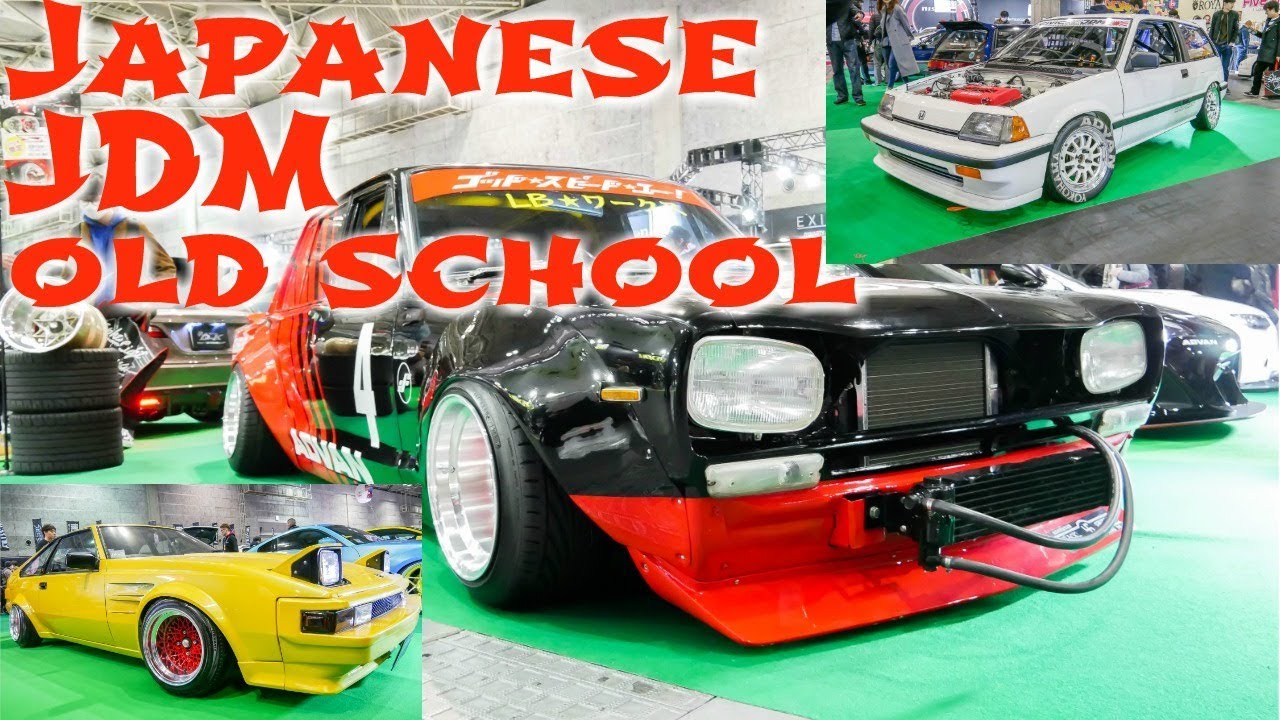 Old School JDM Car / 旧車 / 大阪オートメッセ - YouTube