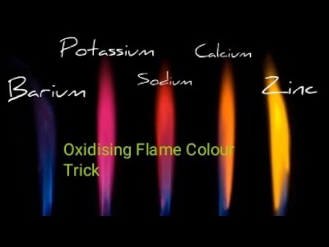 #Oxidising Flame Colours Trick In Chemistry For #jee mains #jee ...