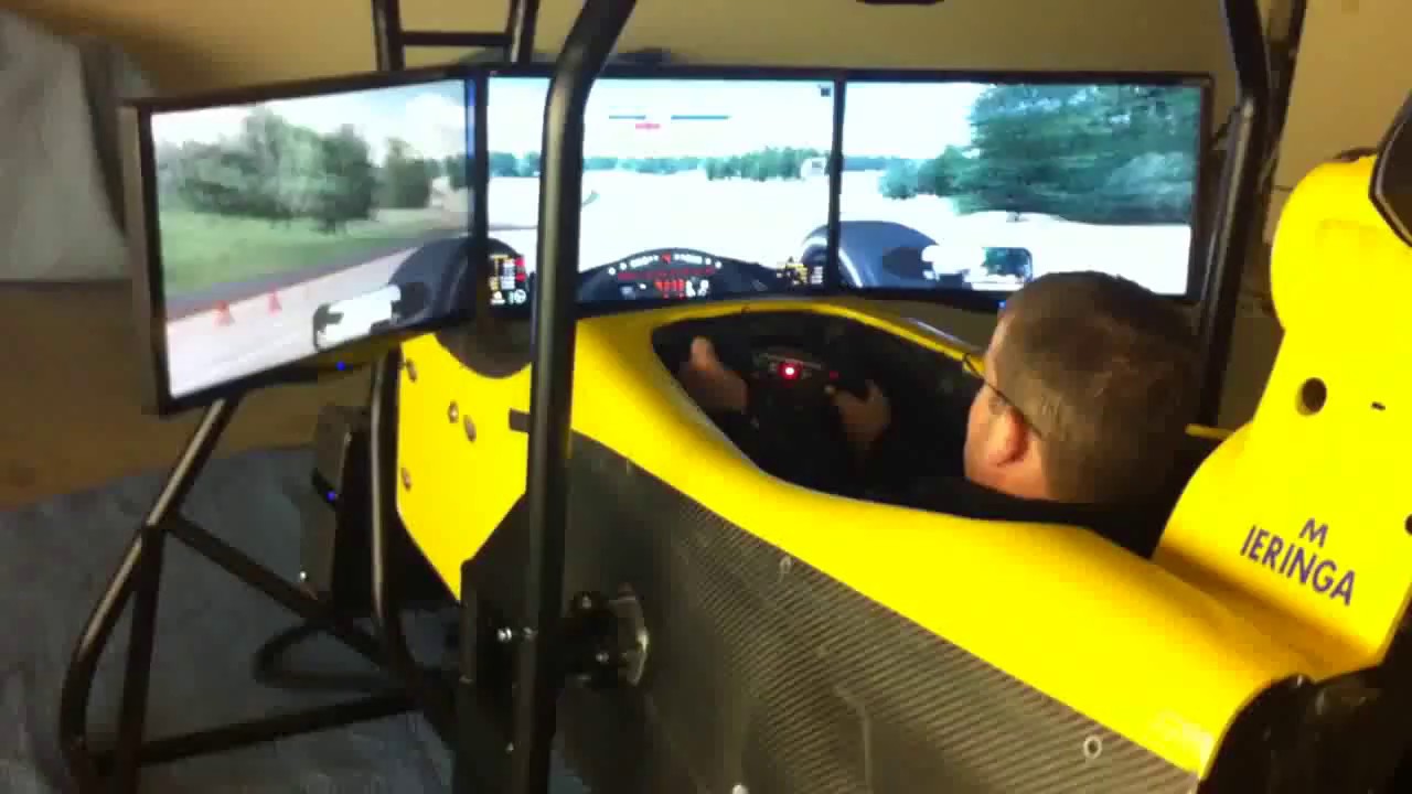 SimCraft APEX class racing simulator with Dallara tub Session 3 - YouTube