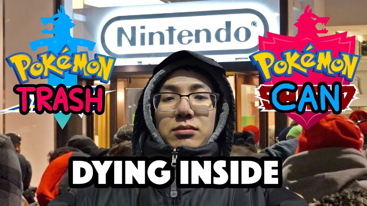 WAITING IN LINE FOR POKEMON SWORD & SHIELD @ NINTENDO NY - YouTube