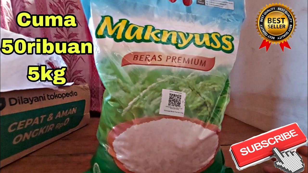 Maknyuss Beras Premium 5 Kg - YouTube