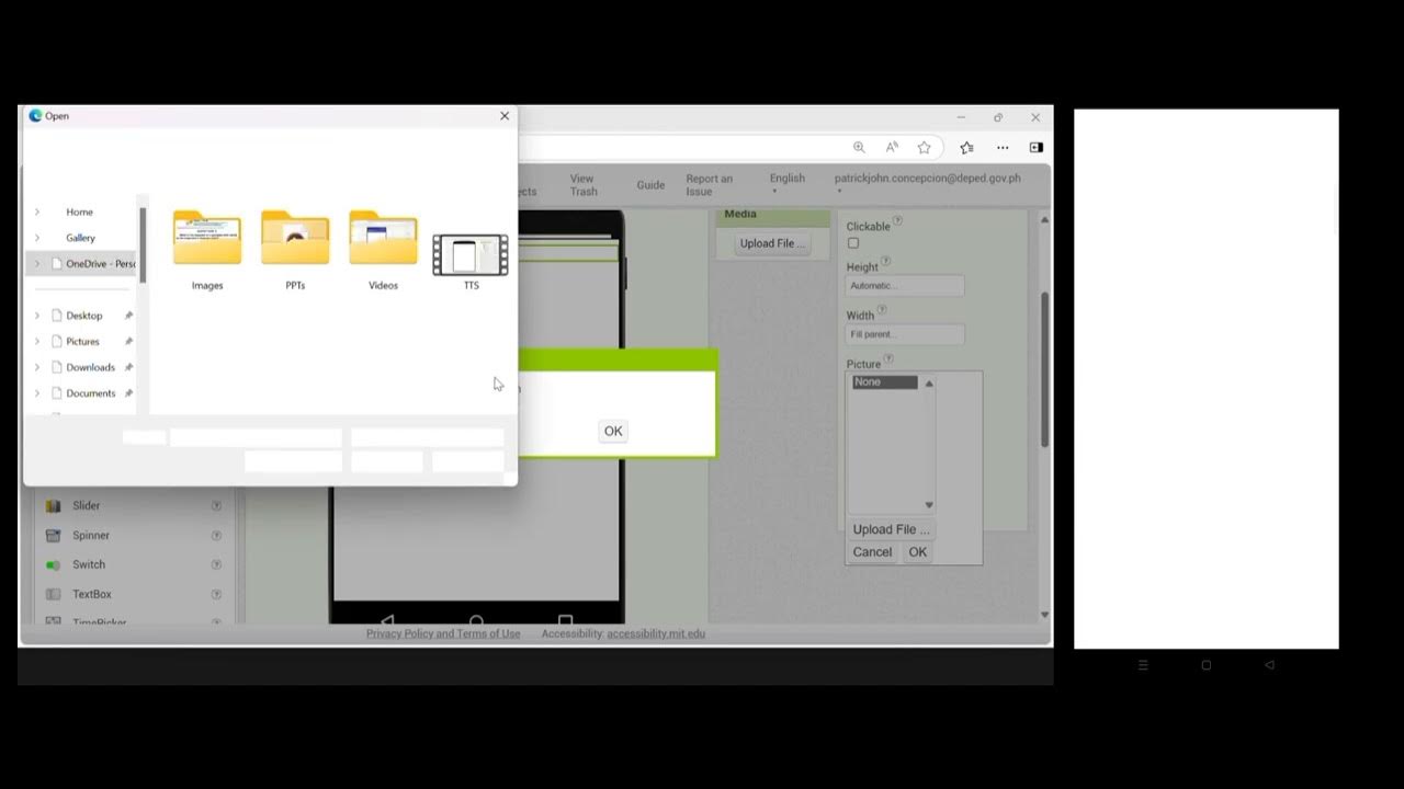This is how to import an image in MIT App Inventor without distorting ...