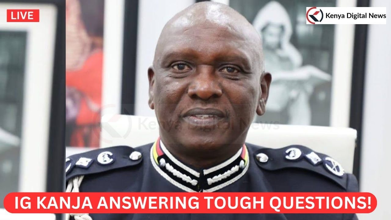 LIVE!! IG Douglas Kanja Answering Tough Questions on Abductions and ...