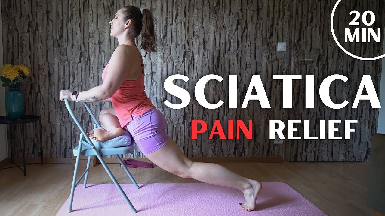 Sciatica pain relief stretching / Como aliviar el dolor de la sciatica ...