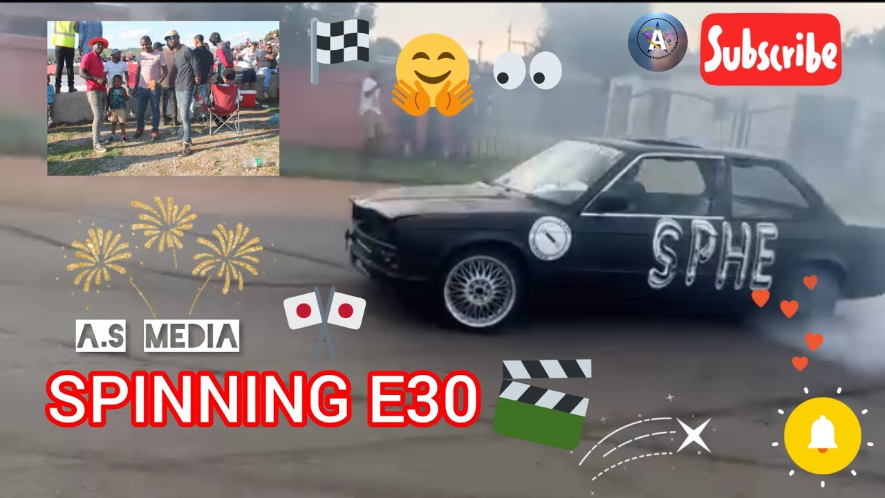 Sphe Spinning 325i on the street.... - YouTube