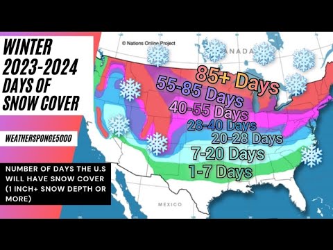 Winter 2023-2024: How Many Days Of Snow Cover This Winter? - YouTube