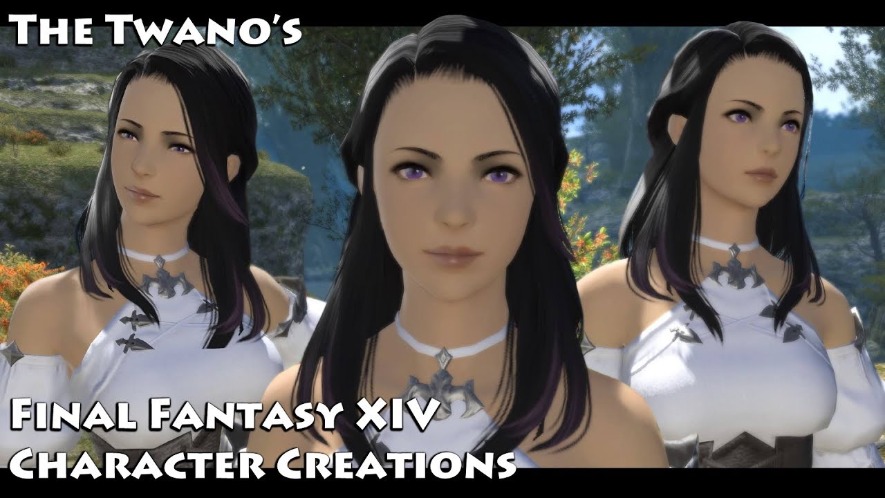 Final Fantasy XIV - Character Creation (Cute Female Hyur) #9 - YouTube