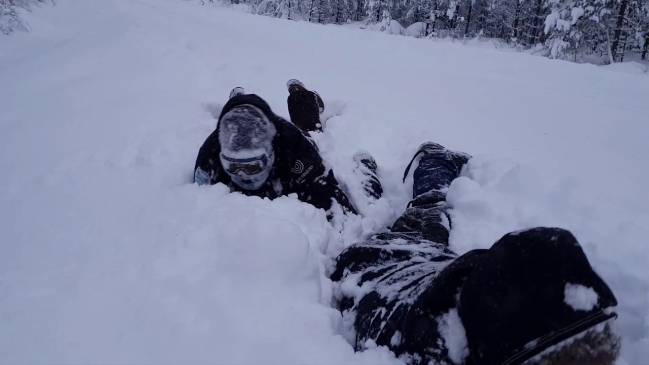 Challenge: snow dive - YouTube