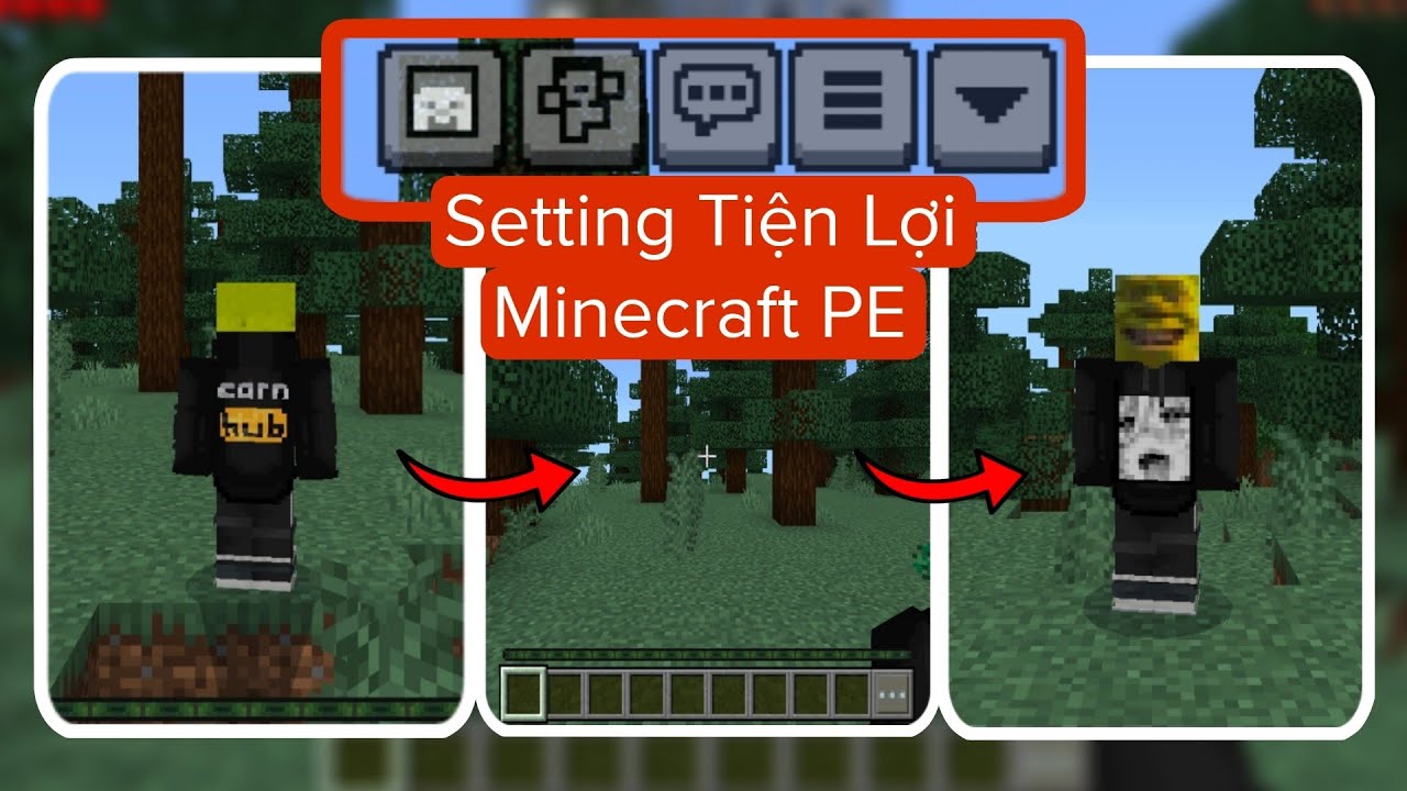 Cách Chuyển Góc Nhìn Nhanh Cho Minecraft PE | Wynn - YouTube