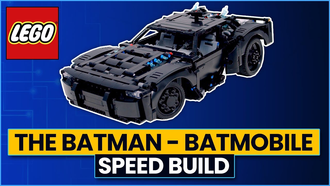 LEGO Technic 42127 The Batman: Batmobile - LEGO Speed Build - Lego Lady ...