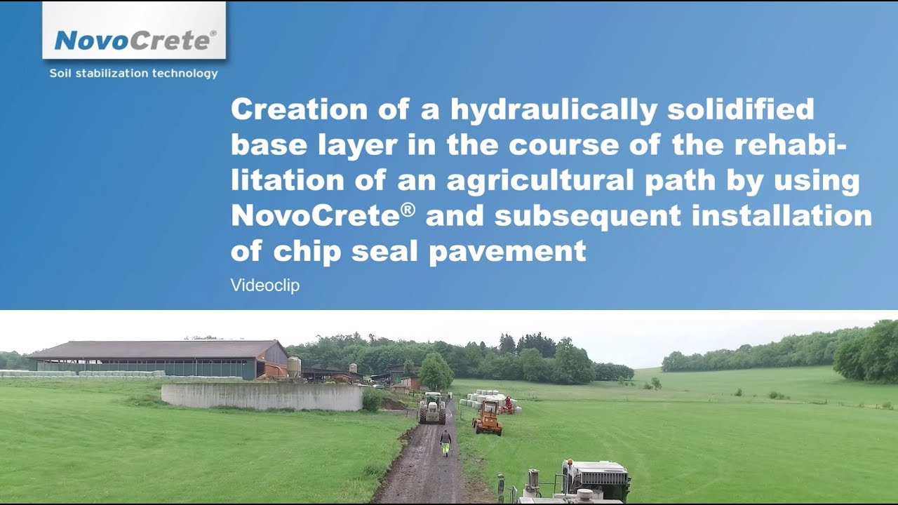 Rehabilitation of an agricultural path by using NovoCrete® - engl ...