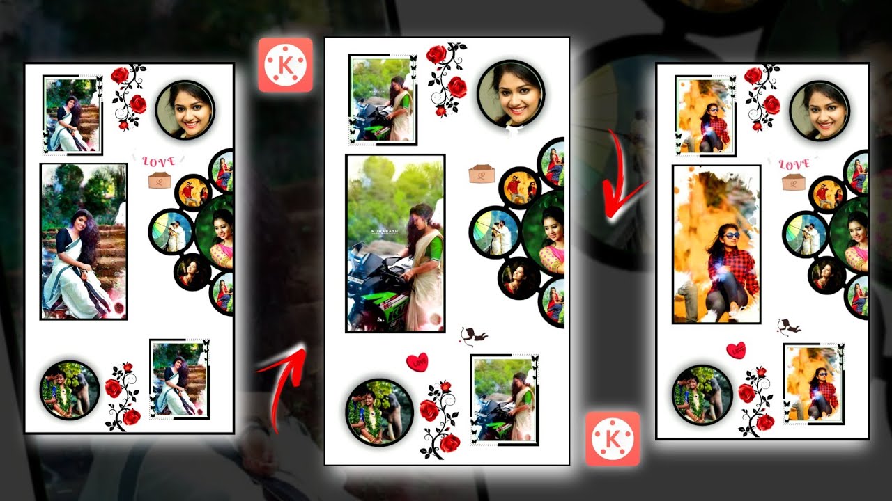 New 😍 Lovely Frame ️video editing in kinemaster tamil- photo frame ...