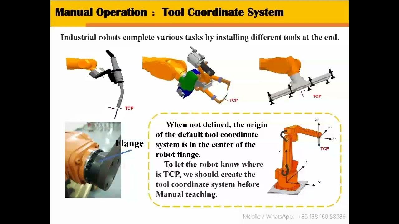 Tool coordinate system of robot - YouTube