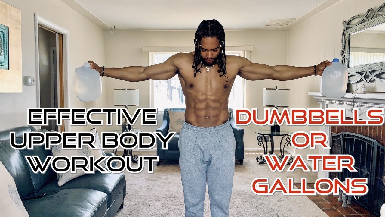 Beginner Upper Body Workout - SHOULDERS, BICEPS, TRICEPS & BACK - YouTube