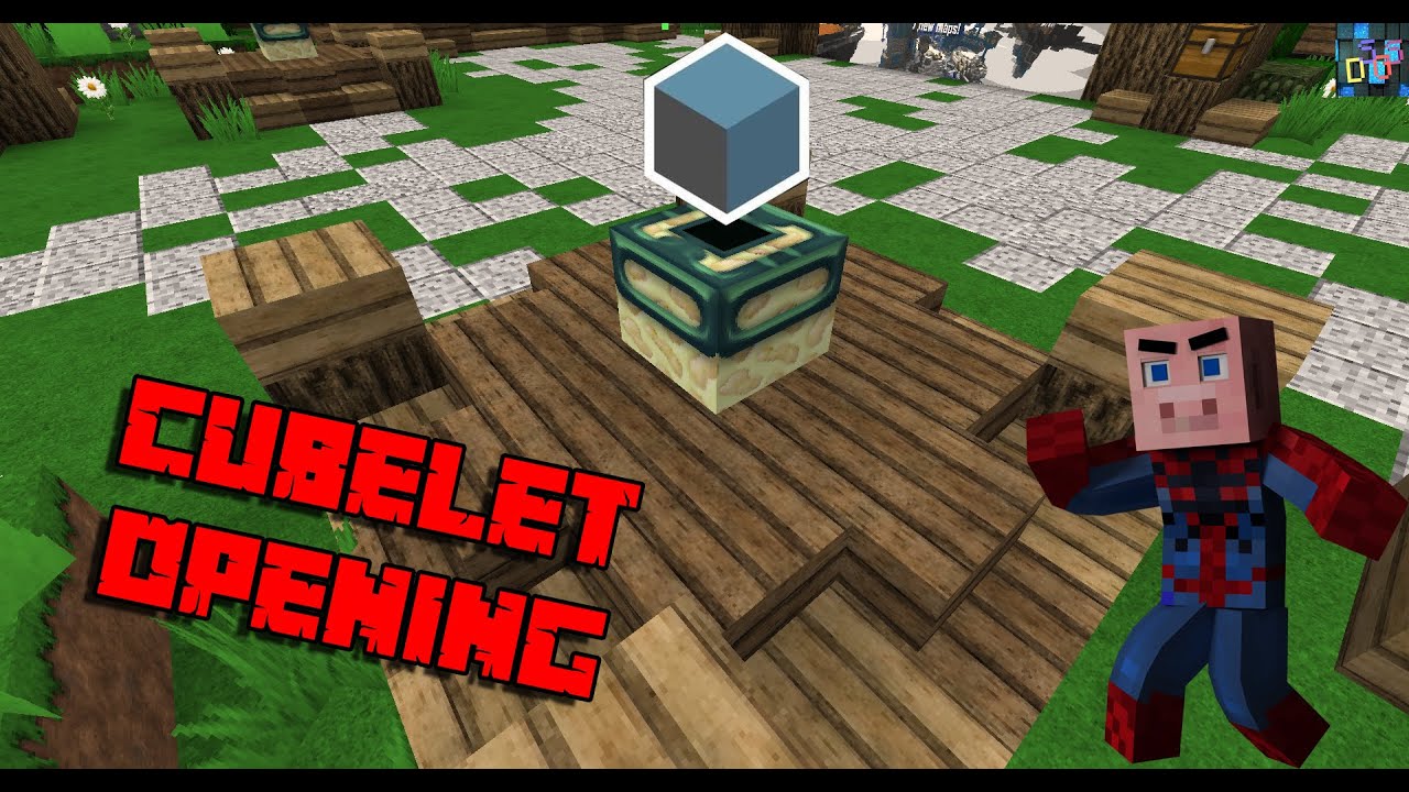 Minecraft : cubelet opening #1 - YouTube