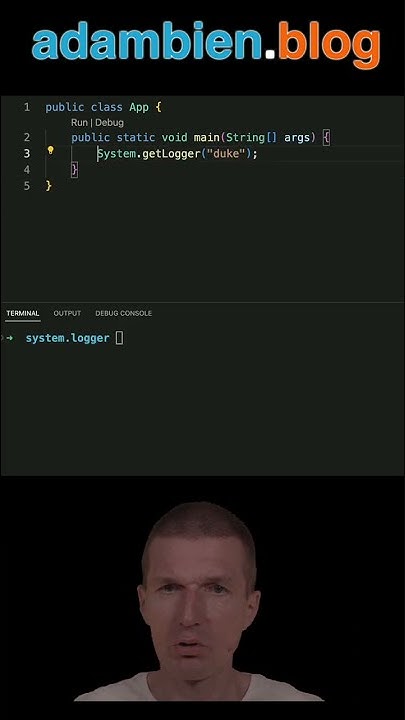 The Logger Without an Import #airhacks #java #short - YouTube