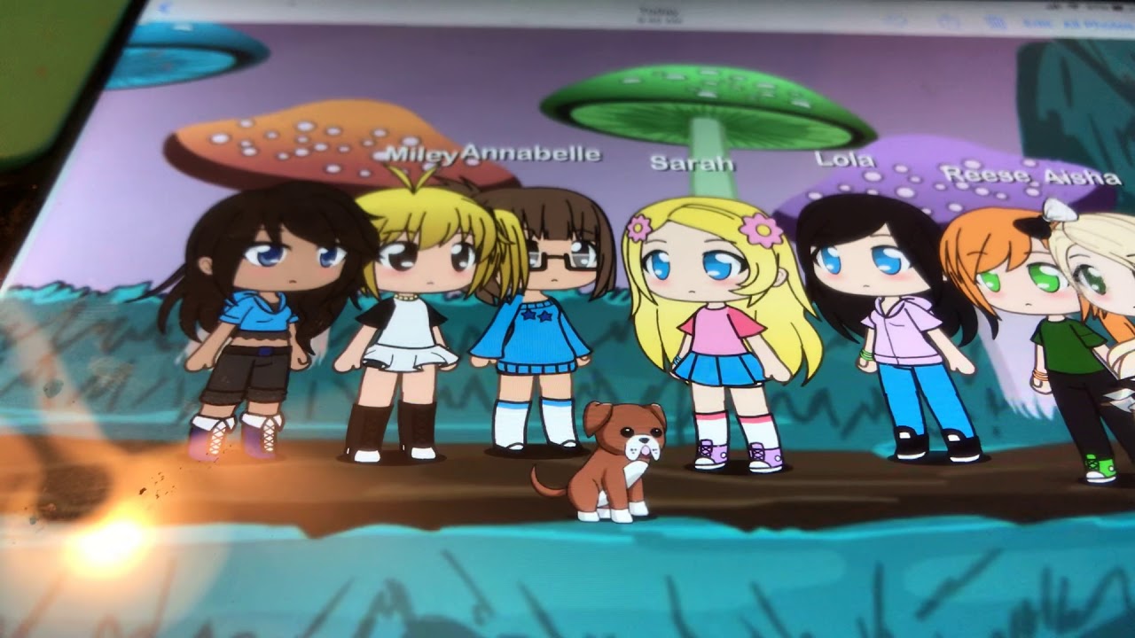 Love blast girls group transformation l gacha life - YouTube