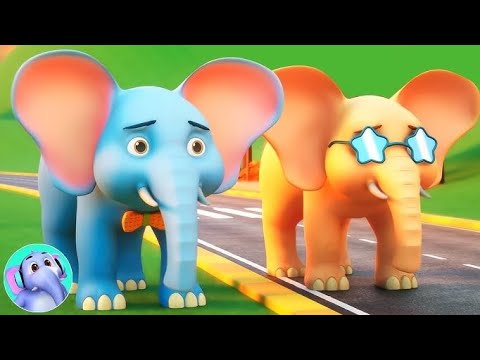 EK MOTA HATHI 3D ANIMATION HINDI NURSERY RHYMES FOR KIDS - YouTube