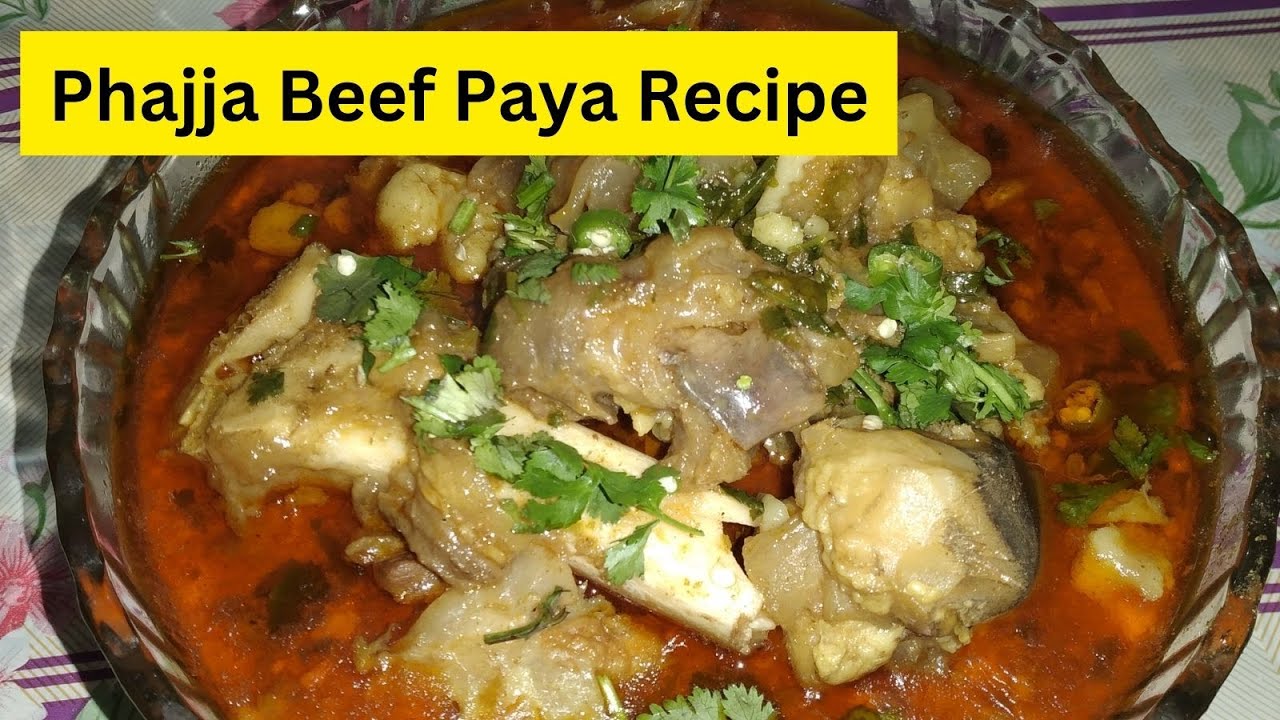 Authentic Beef Paya Recipe | Beef Paya Recipe | Winter Special Beef ...