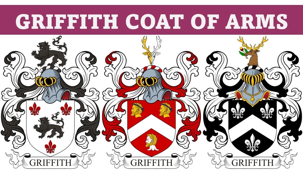 Griffith Coat of Arms & Family Crest - Symbols, Bearers, History - YouTube