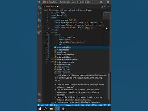 Stop auto fill input field html - YouTube