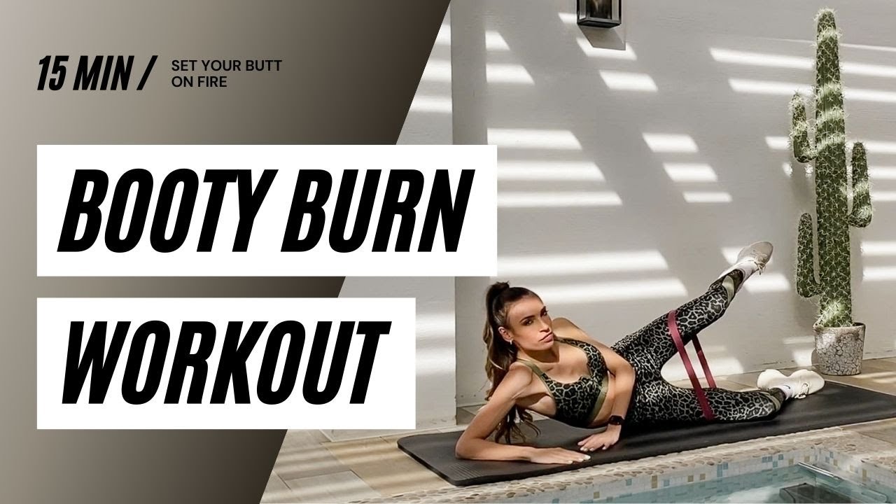 15 MIN BOOTY BURN // Set your Butt on Fire - With Equipment - YouTube