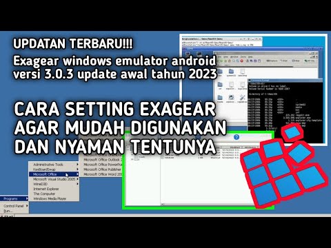 EXAGEAR UPDATE 2023!!! Cara setting exagear agar mudah digunakan dan ...