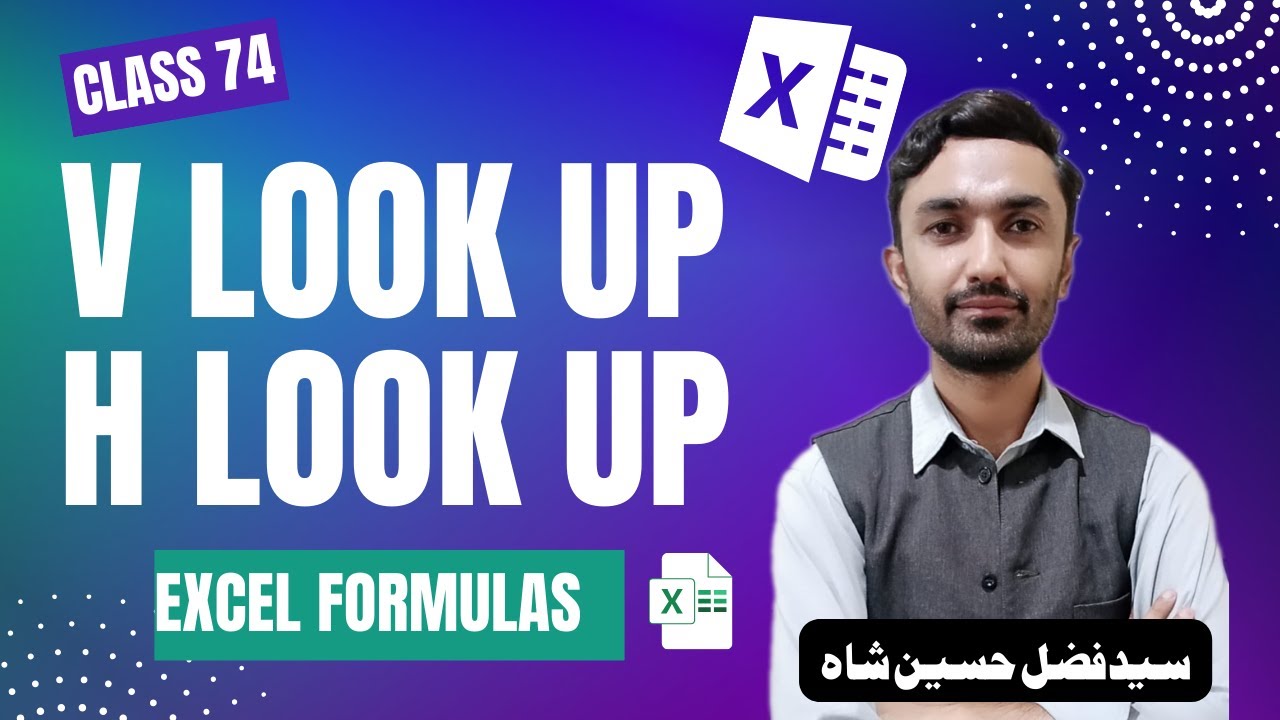 Excel Vlookup Basics Of Vlookup And Hlookup Explained With Examples Hindiurdu Lecture 74 Youtube