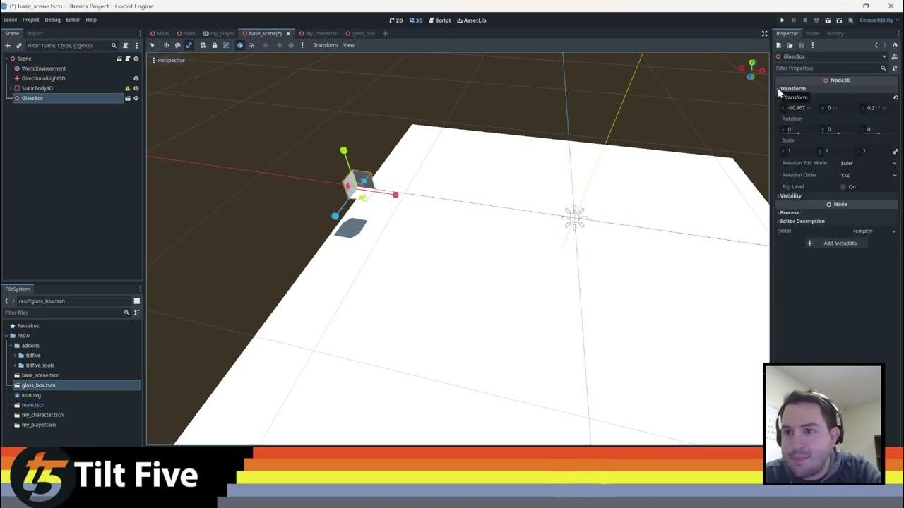 Tilt Five Team Explores Godot Engine | Part 2 | Making a Game - YouTube