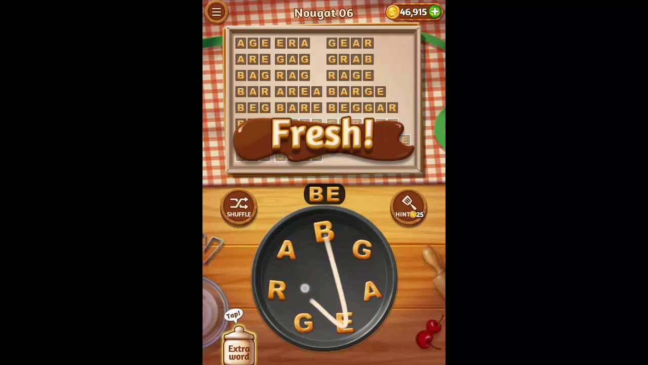 Word Cookies Nougat Pack Level 6 Answers - YouTube