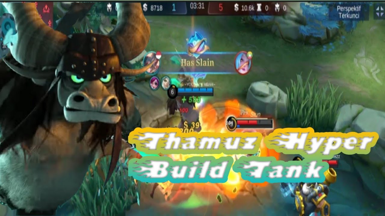 THAMUZ HYPER BUILD TANK 🥶 | MOBILE LEGENDS | BUILD TERBARU THAMUZ 2022 ...