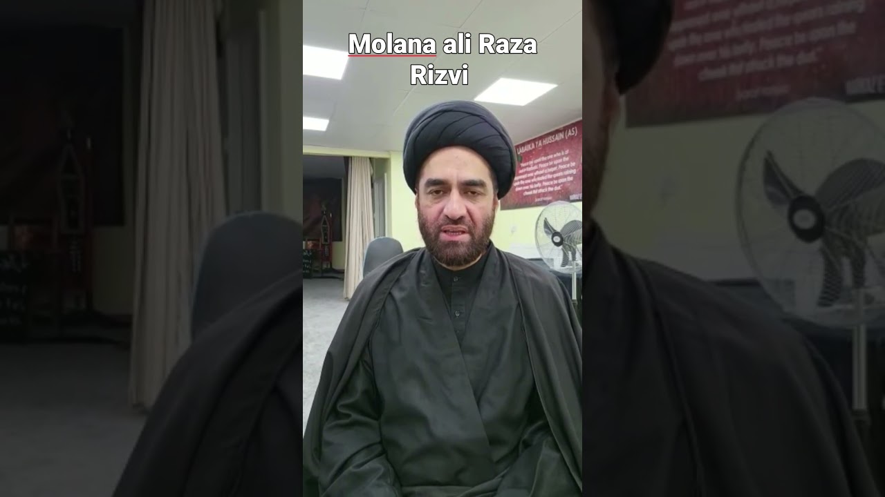 molana | ali Raza | Rizvi | sahab |vedio - YouTube