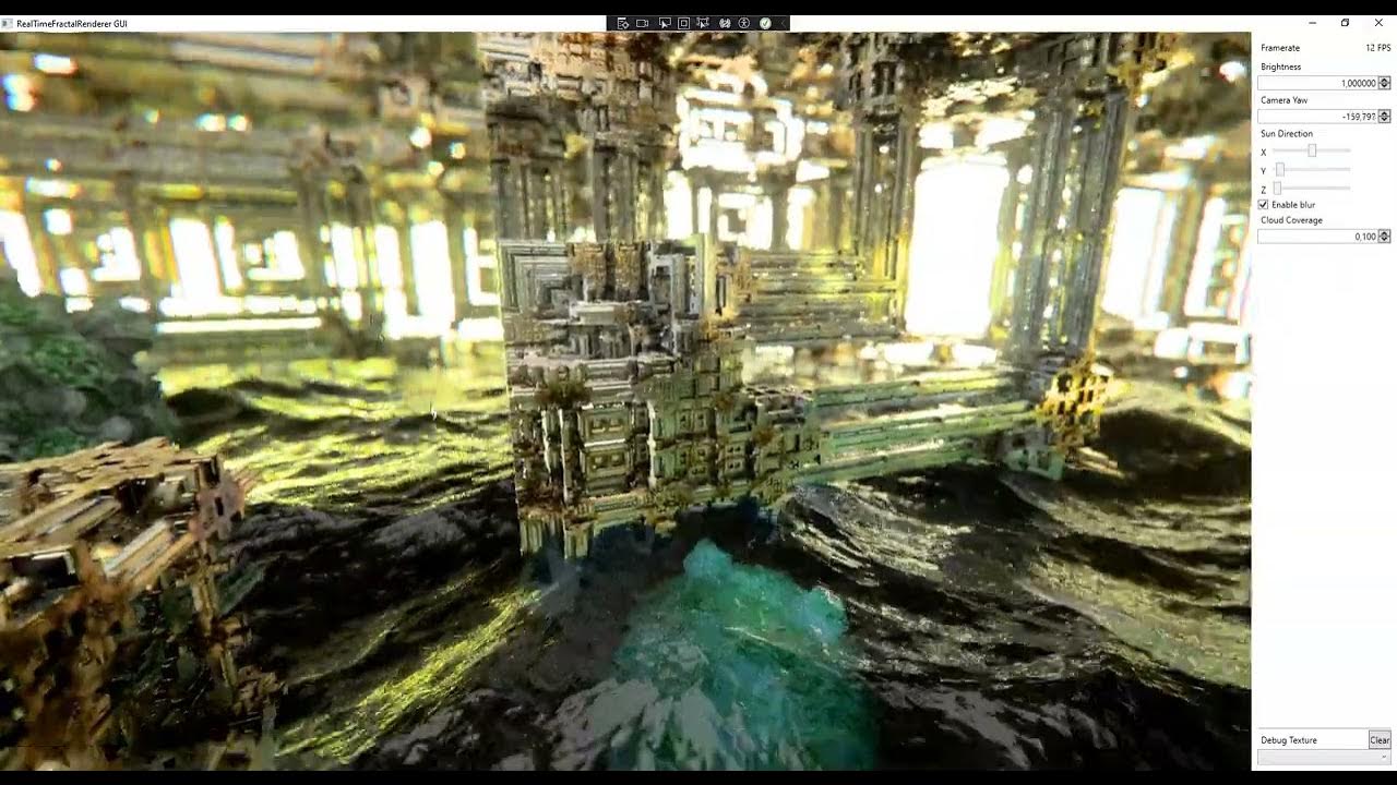 my fractal renderer new - YouTube