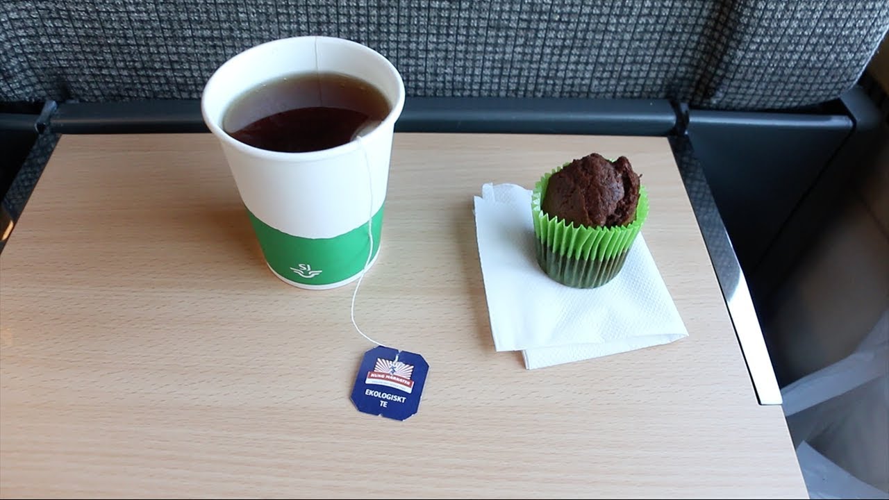 TRIP REPORT SJ X2000 first class + lounge. - YouTube