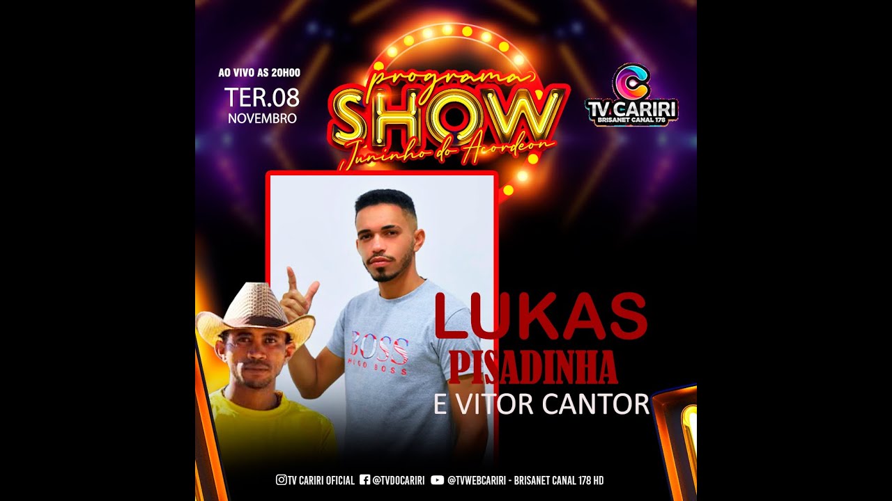 Programa Juninho Show - AO VIVO - 08/11/2022 - YouTube