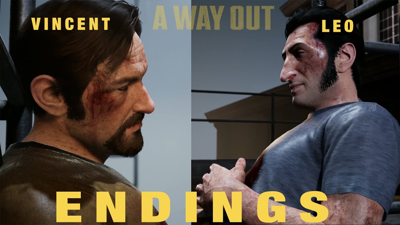 A WAY OUT LEO & VINCENT ENDINGS!!! - YouTube