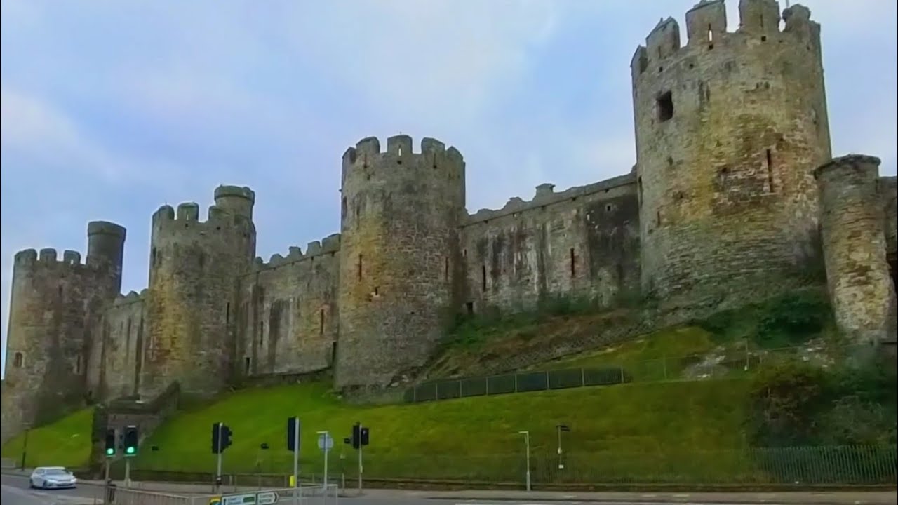 Conwy Castle Wales. Take a tour with insta360 - YouTube