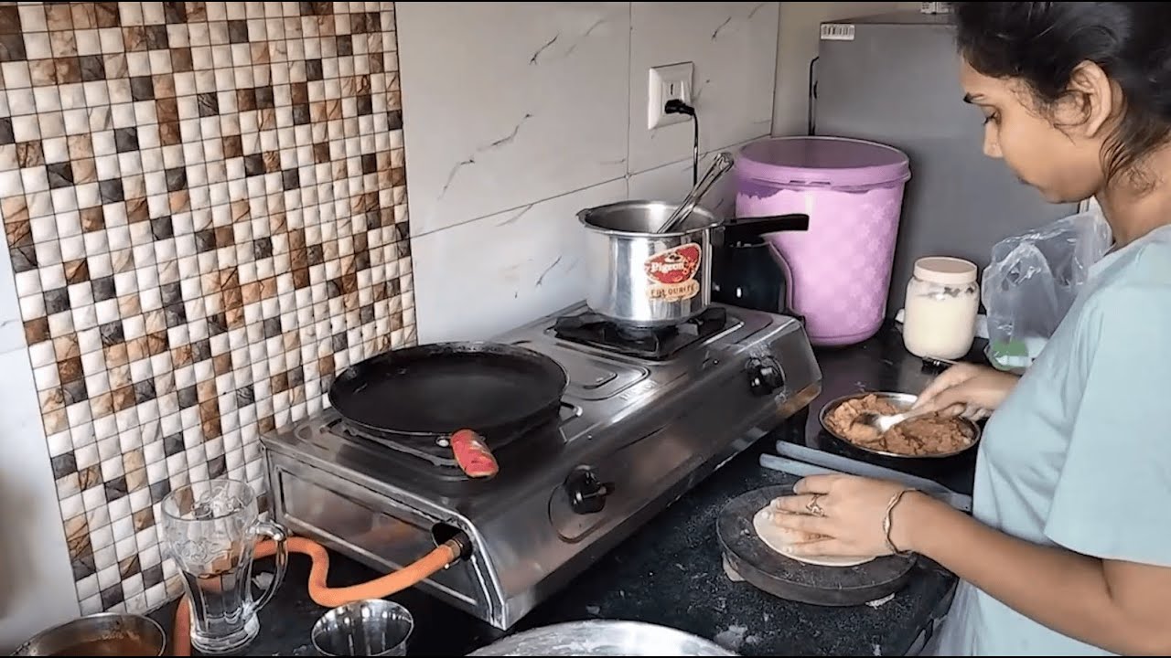 Making Breakfast & Tiffin for Husband | My Morning Routine Vlog - YouTube