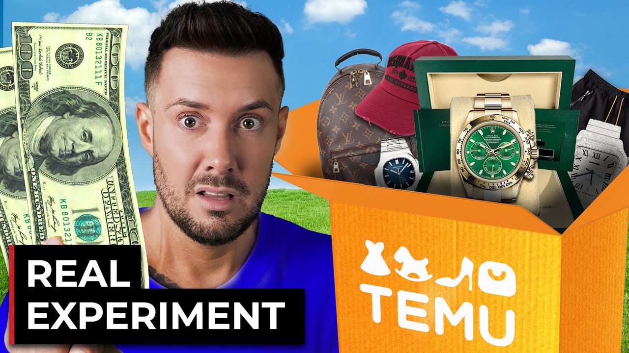 I Bought Fake Luxury Items on TEMU - YouTube