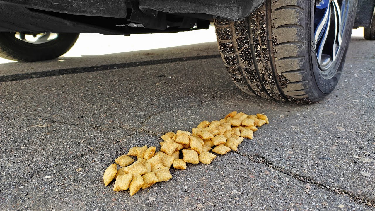 EXPERIMENT CAR VS FOOD [Part 3] | Crushing Crunchy & Soft Things by Car ...