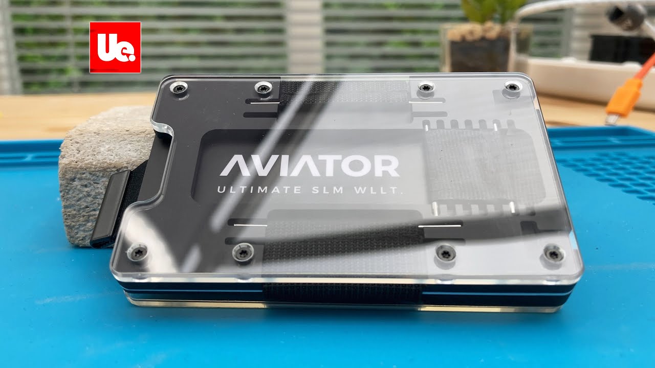 World's 1st Transparent Minimalist Wallet | Aviator RFID Wallet Review ...